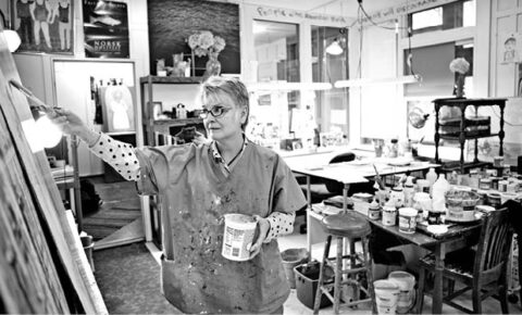 Artist Edie Abnet Paints the Town - St. Croix Valley Magazine